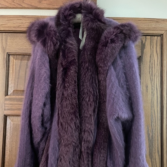 david green | Jackets & Coats | David Green Furrier Fox Fur Jacket ...